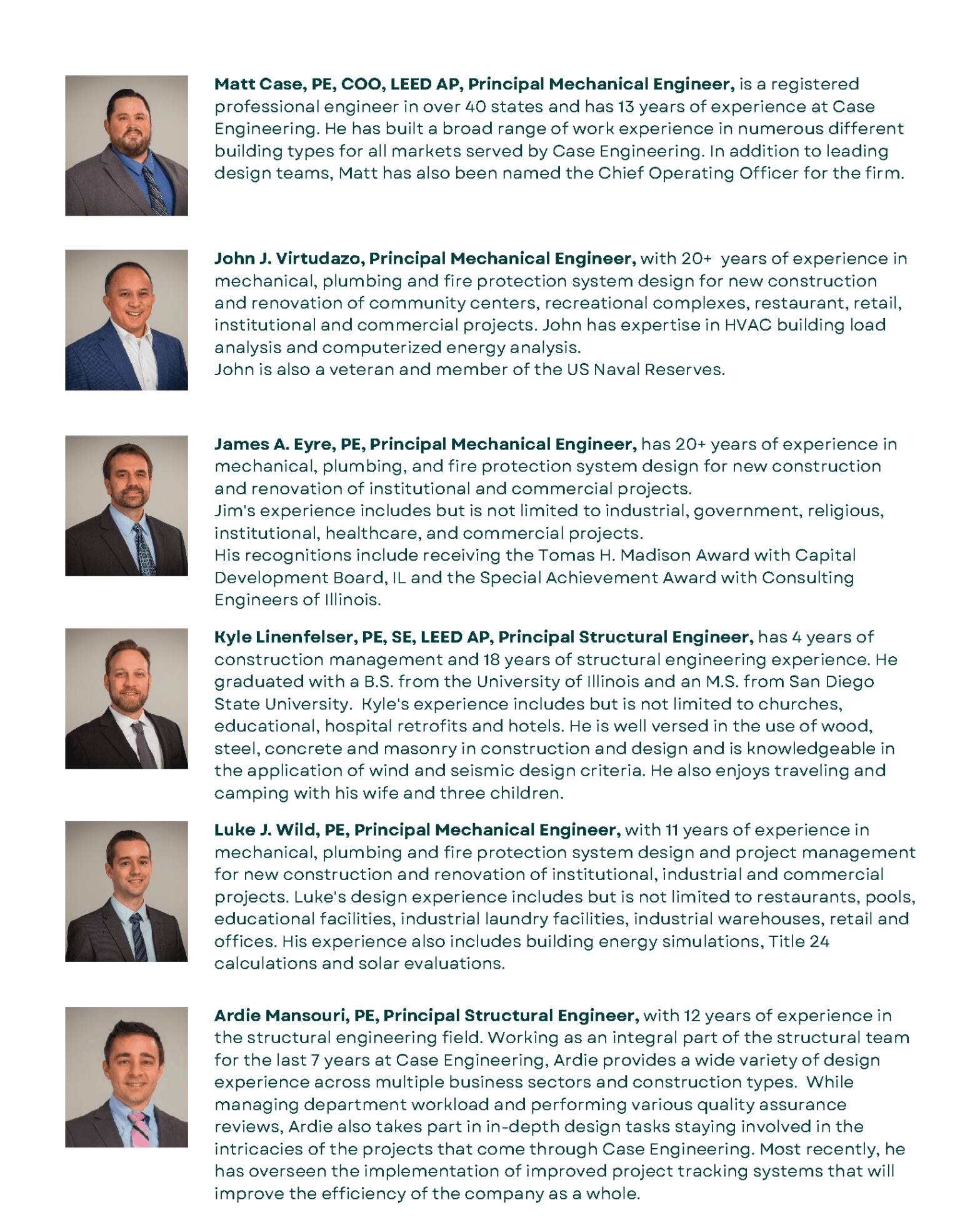 Case Engineering, Inc. expands leadership team – Case Engineering Inc.